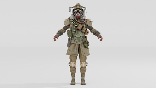 3D модель Bloodhound - Apex Legends - Rigged - TurboSquid 1925082