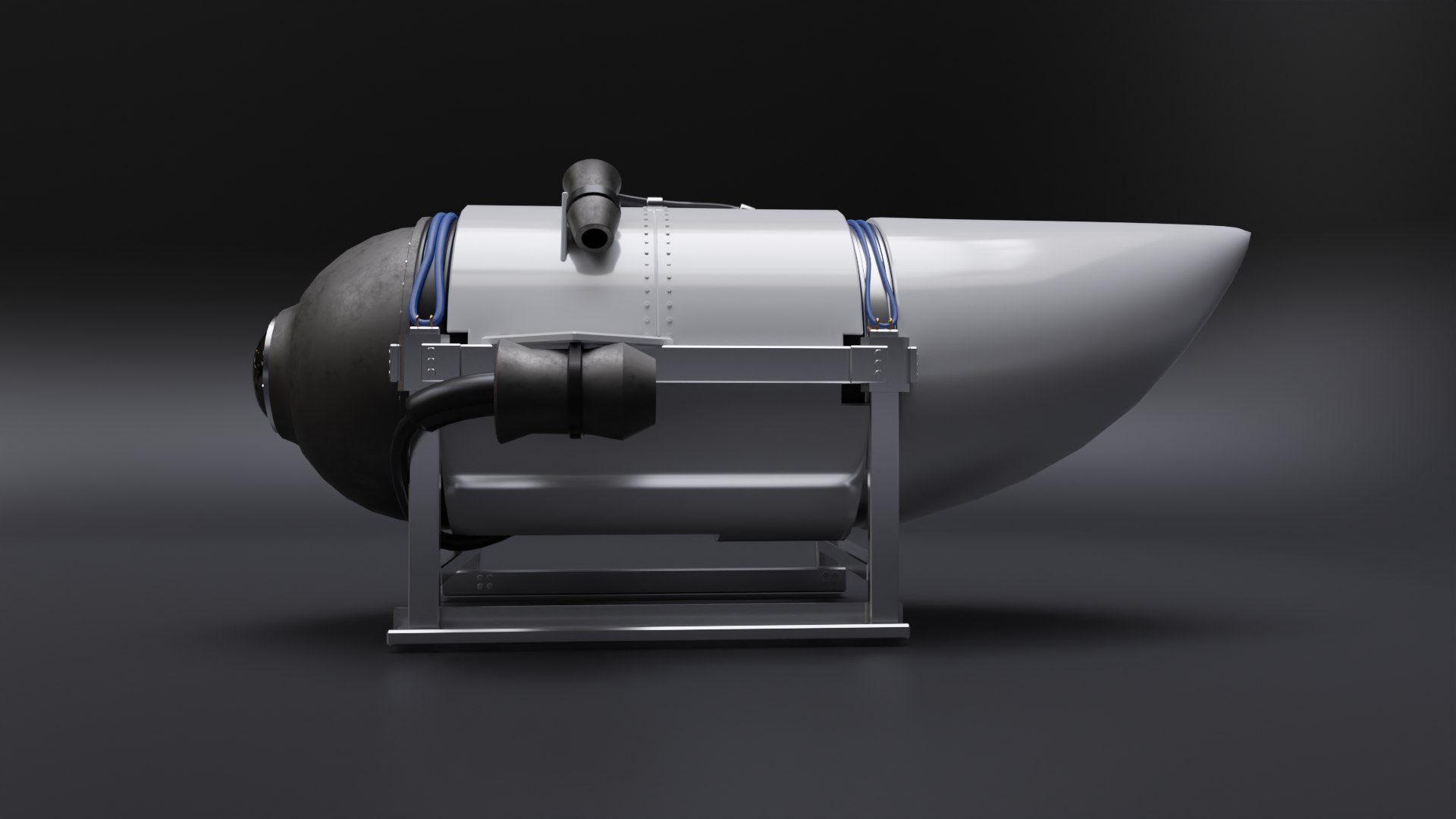 Oceangate Titan Submersible 3D Model - TurboSquid 2089996