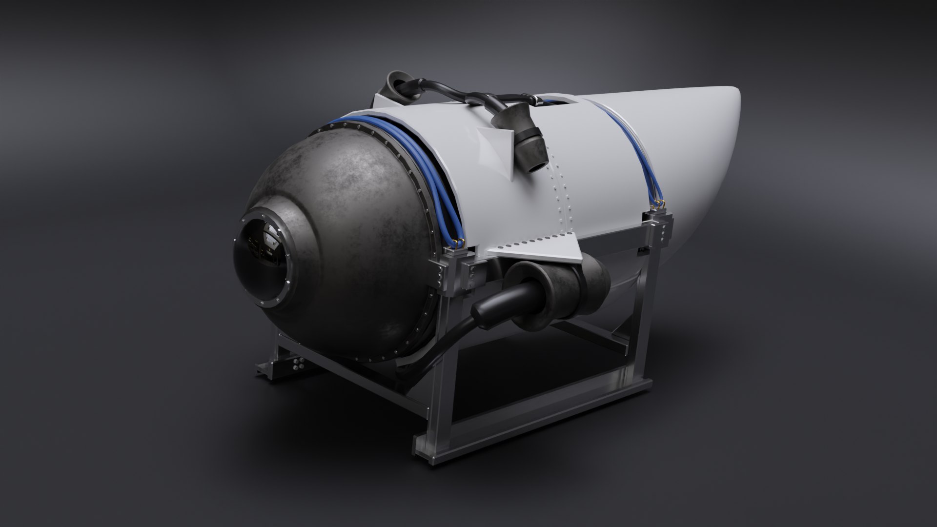 Oceangate Titan Submersible 3D Model - TurboSquid 2089996