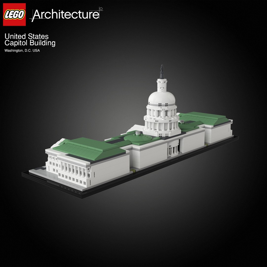 3D Architectural Capitol Building Lego - TurboSquid 1317474