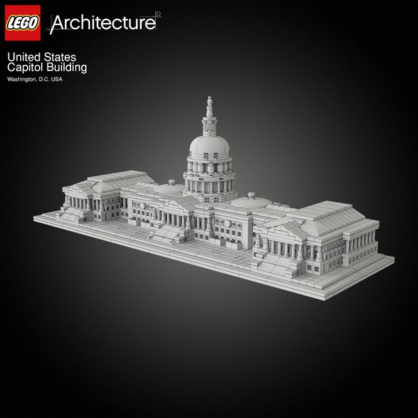 3D architectural capitol building lego - TurboSquid 1317474