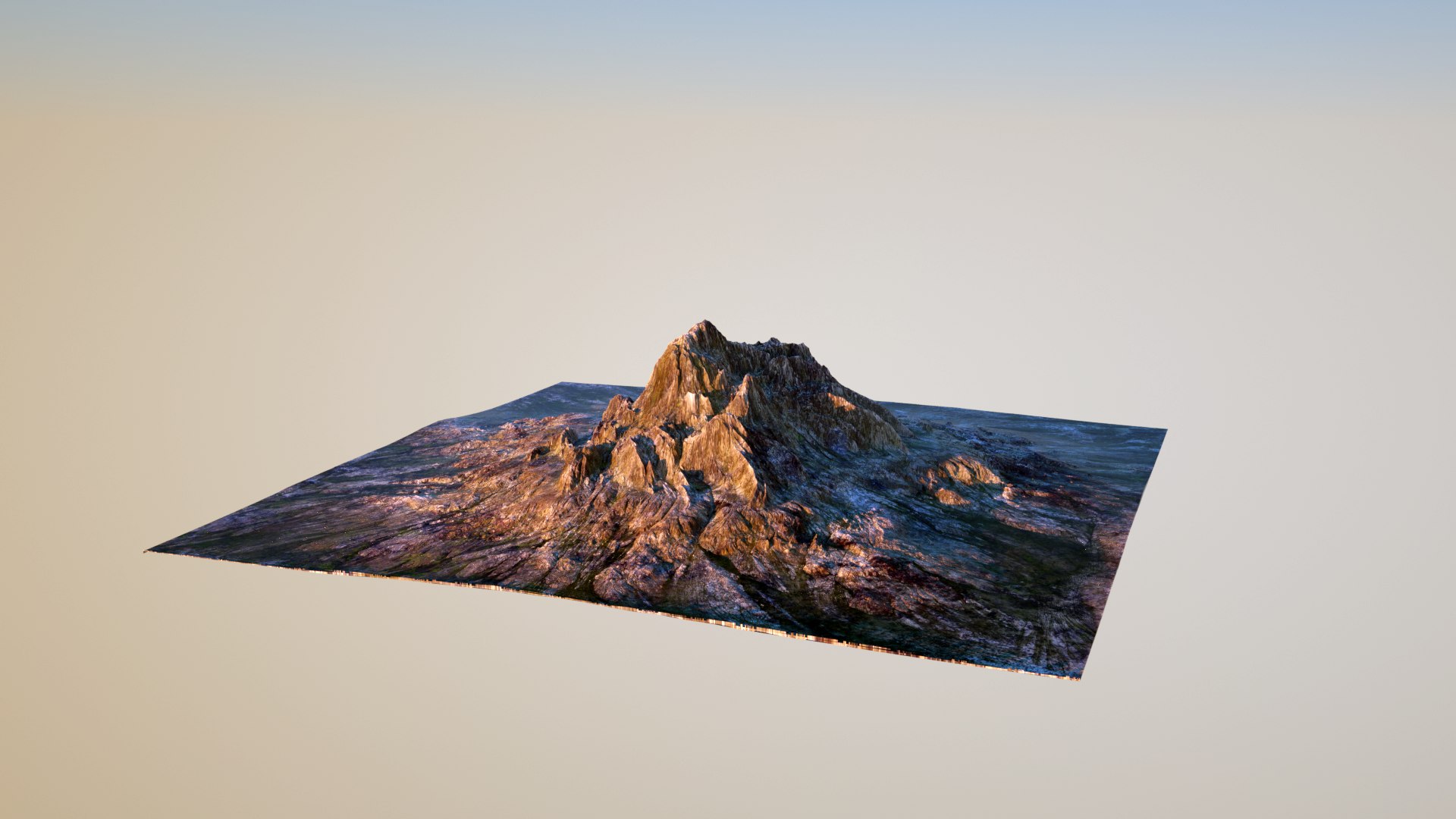 C4d Landscape Render Octane