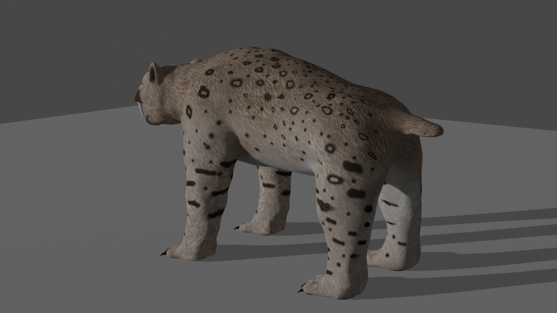 3D Model Smilodon - TurboSquid 1726286