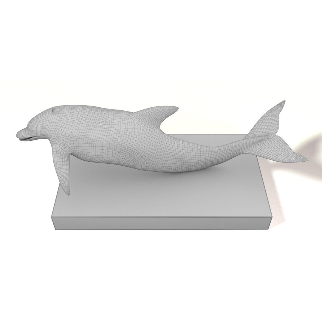 3D Golden Delphin - TurboSquid 1903757