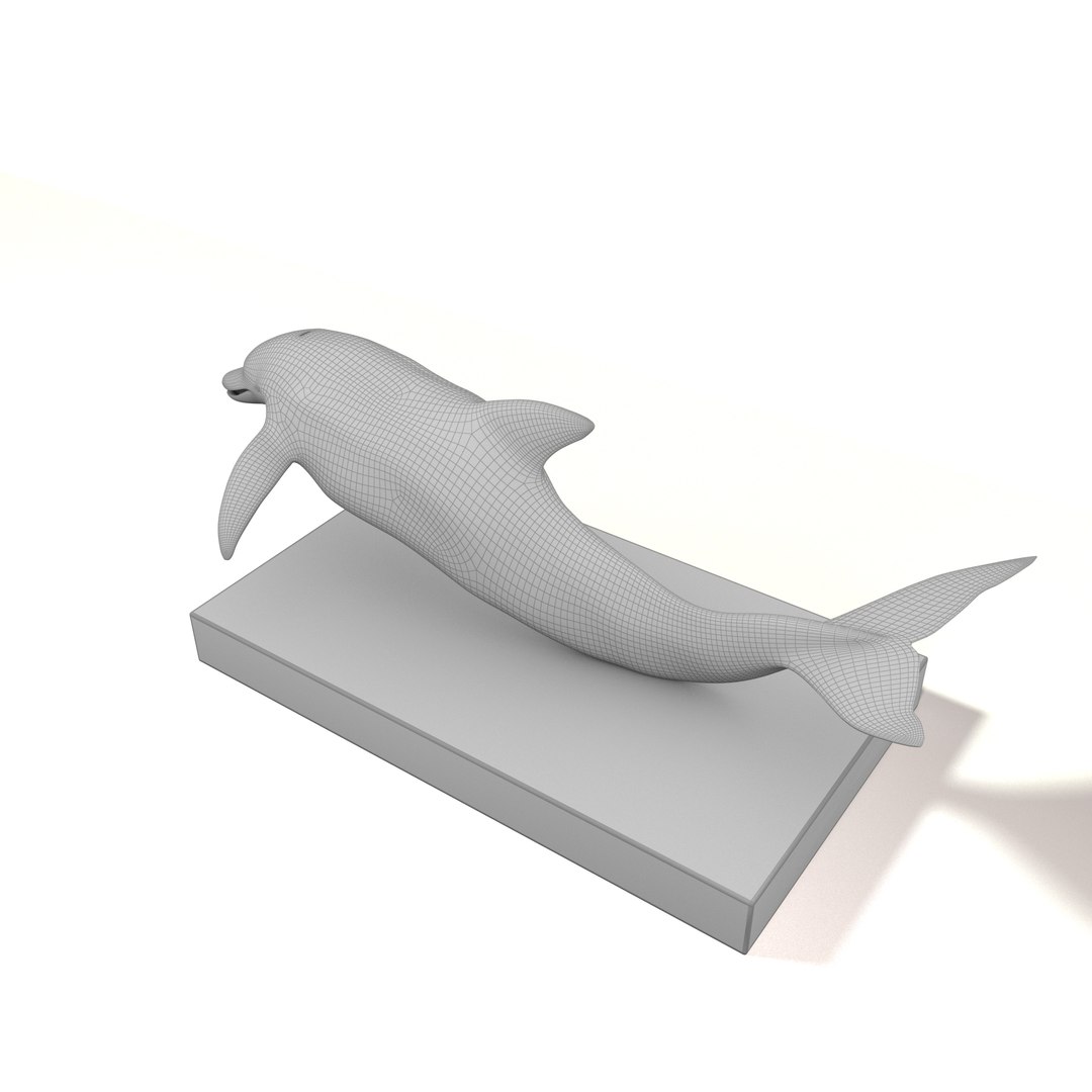 3D Golden Delphin - TurboSquid 1903757