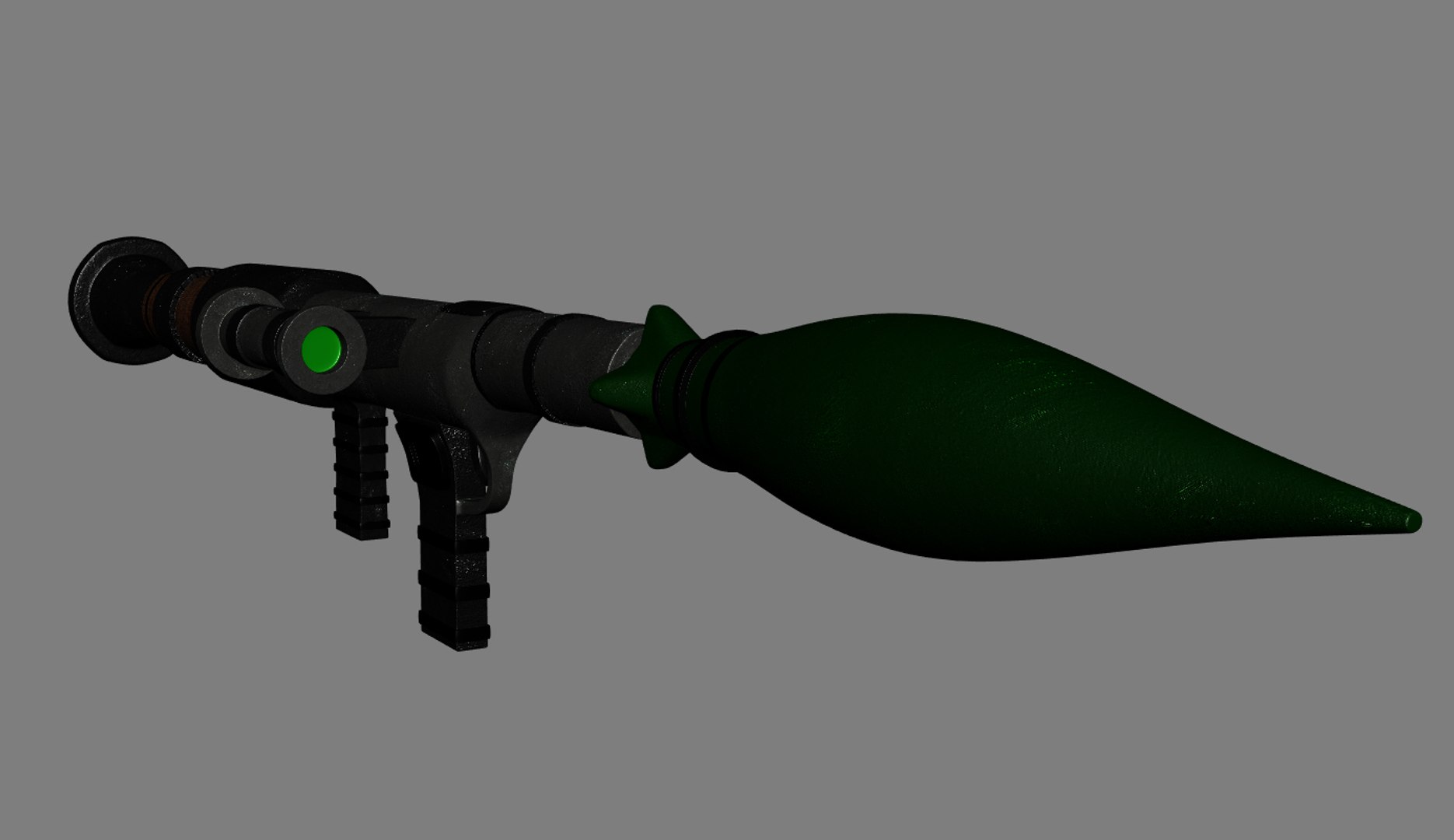 bazooka rpg 3d model