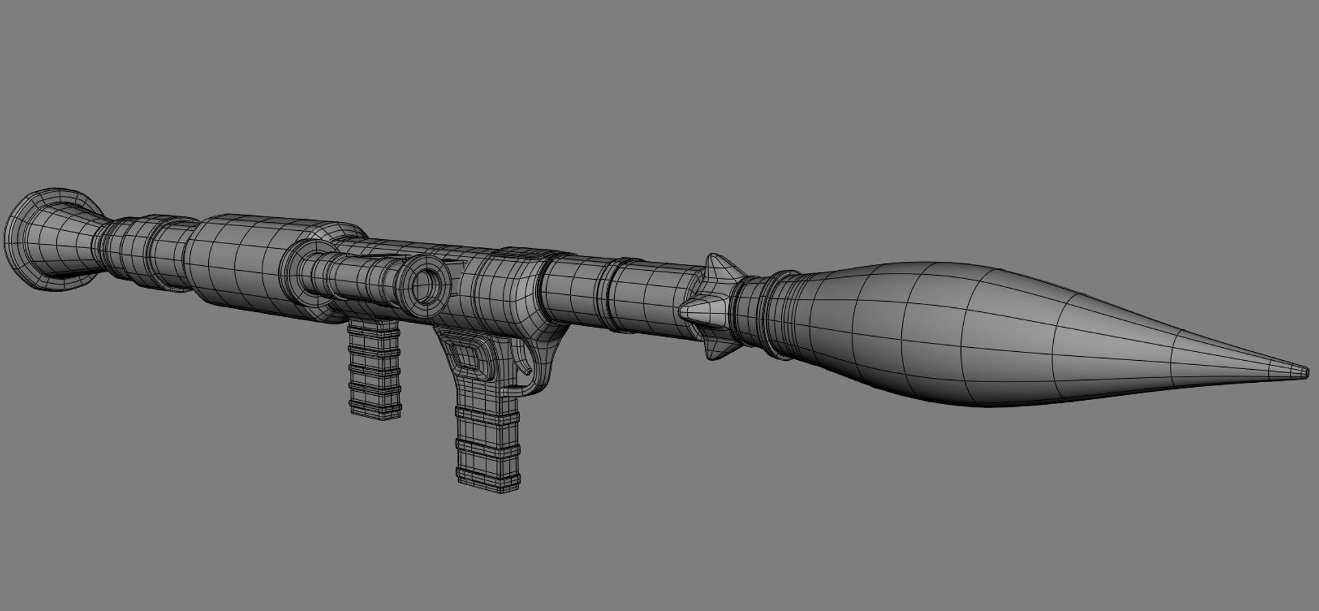 bazooka rpg 3d model
