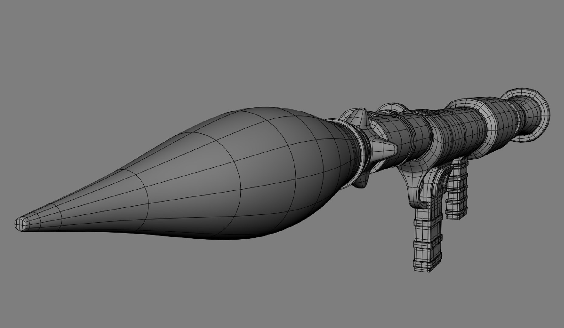 bazooka rpg 3d model