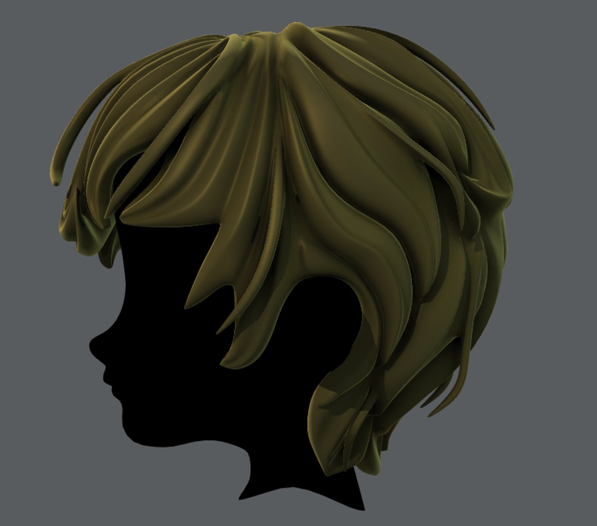Boy hair 3D model - TurboSquid 1305640