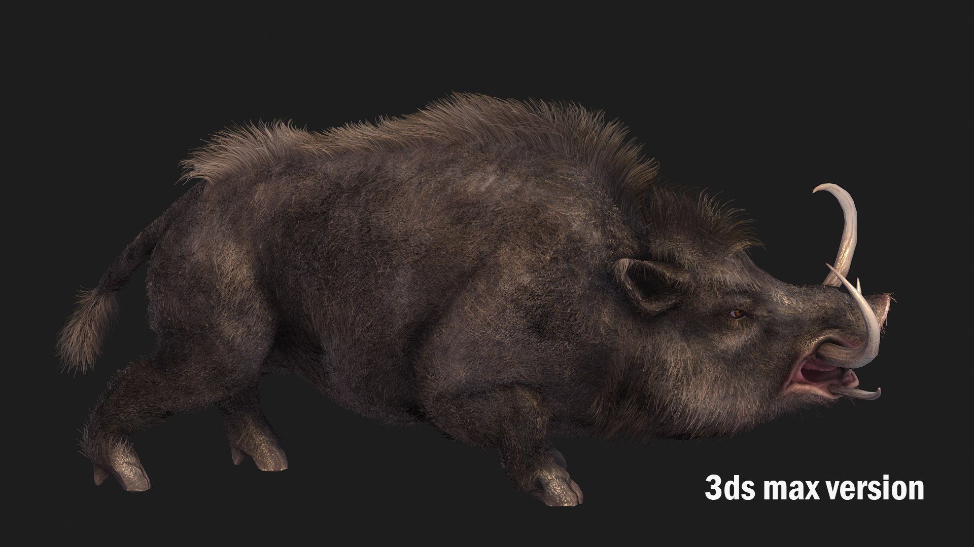 3D boar - TurboSquid 2181594