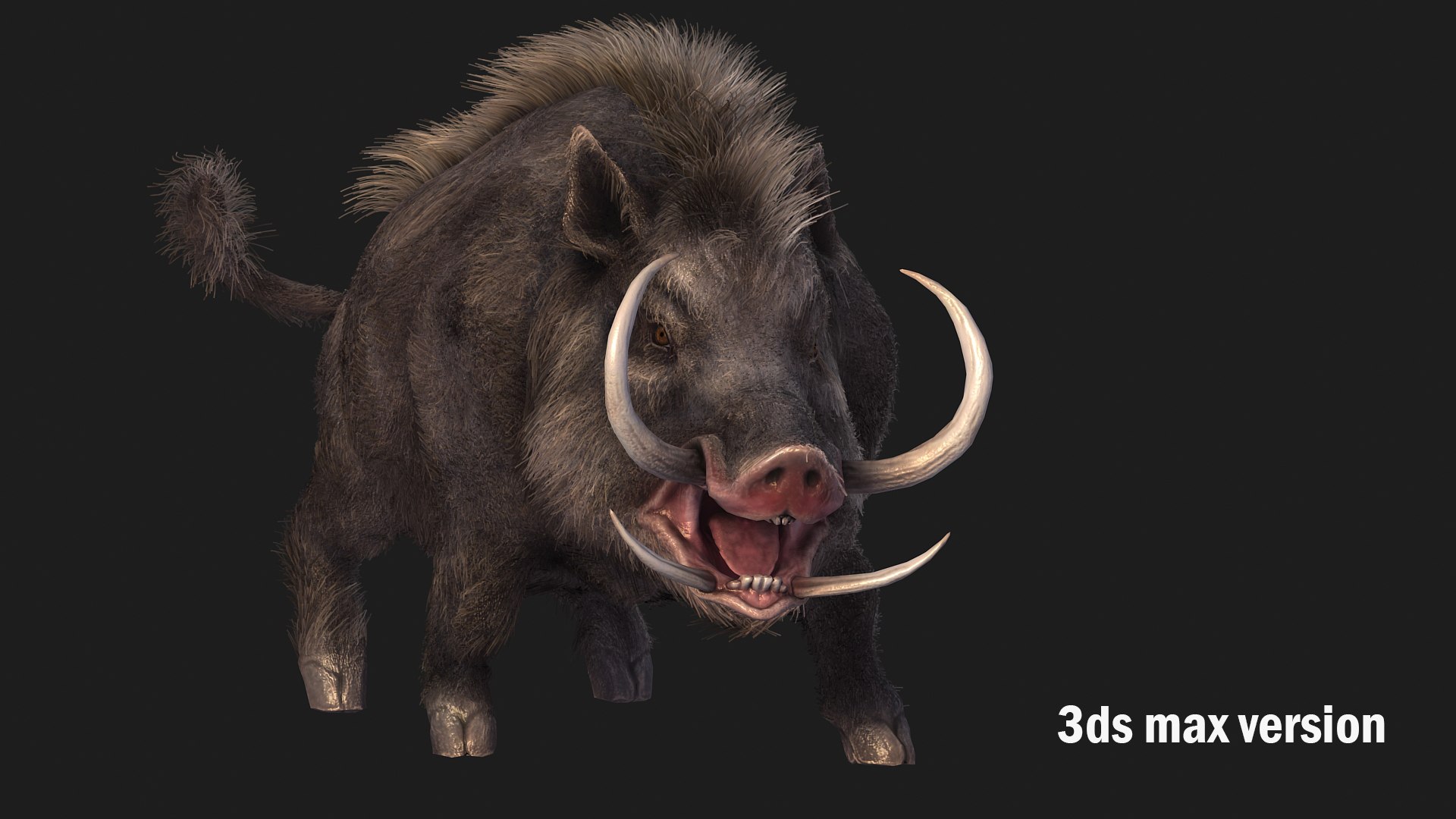 3D boar - TurboSquid 2181594