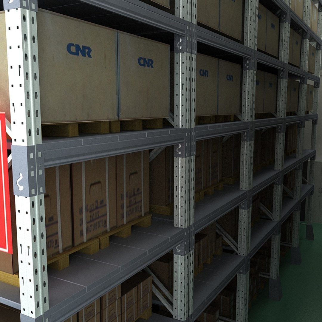 Warehouse Scene 3D Model - TurboSquid 1442765