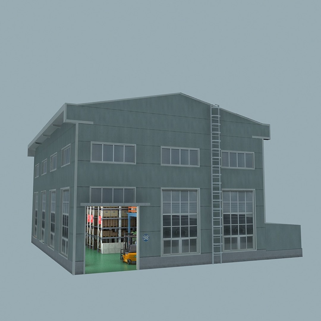 Warehouse Scene 3D Model - TurboSquid 1442765