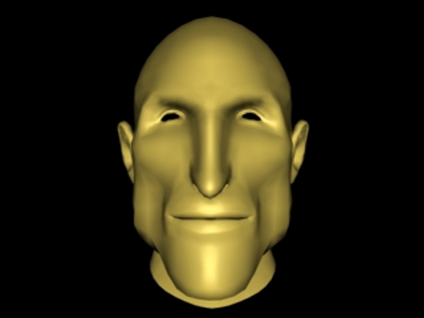 3dsmax Male Mesh Head