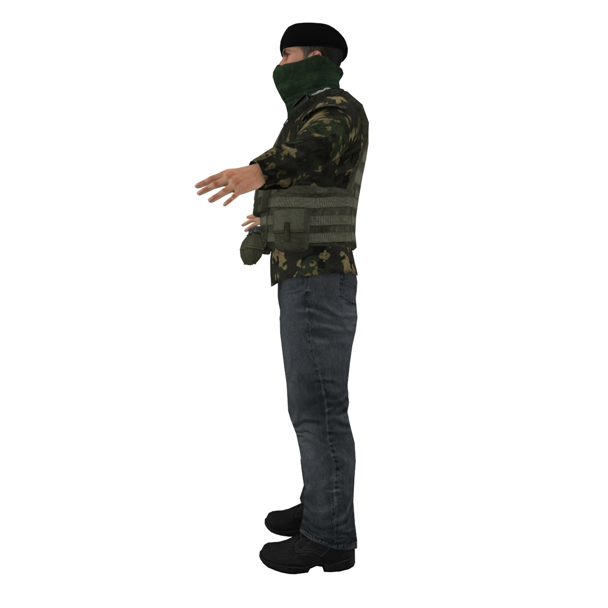 ira soldier 3d model