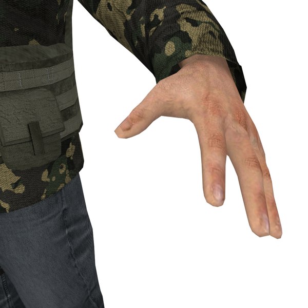 ira soldier 3d model