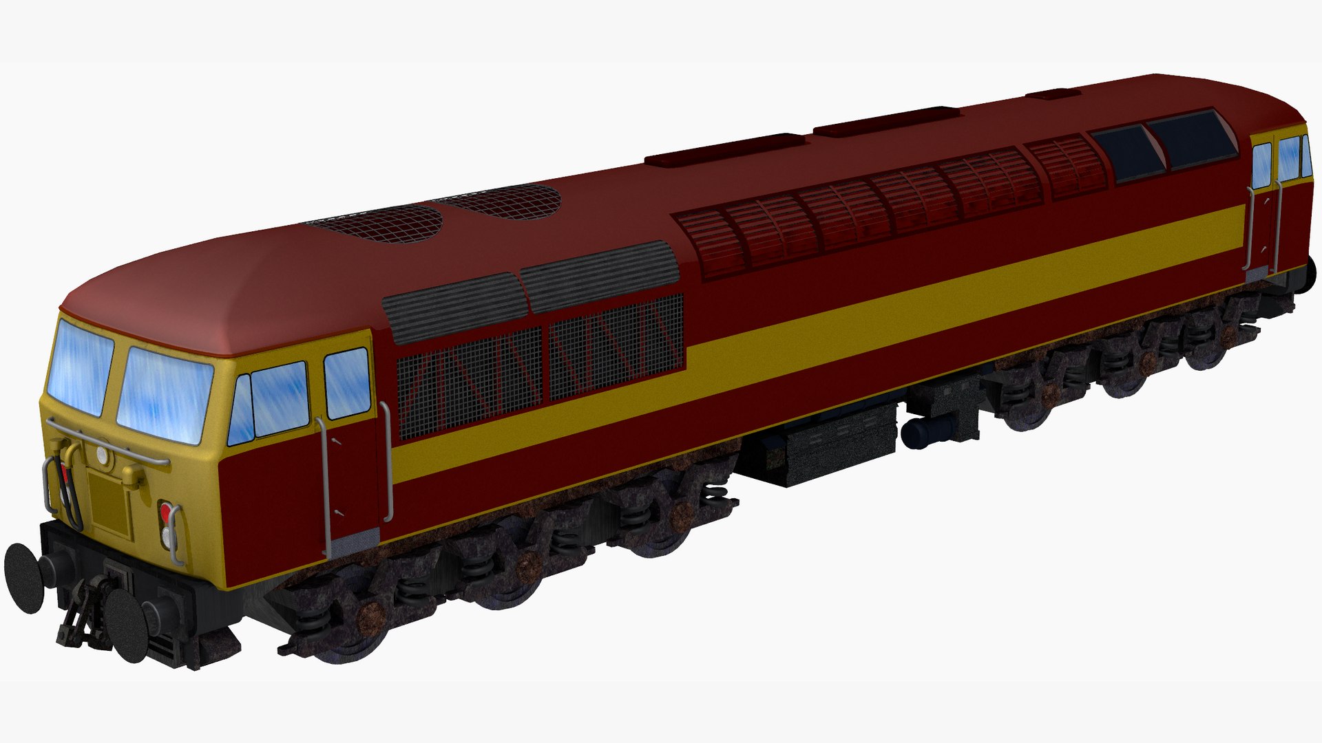British Rail Class 56 Diesel Electric Locomotive Model - TurboSquid 1856224