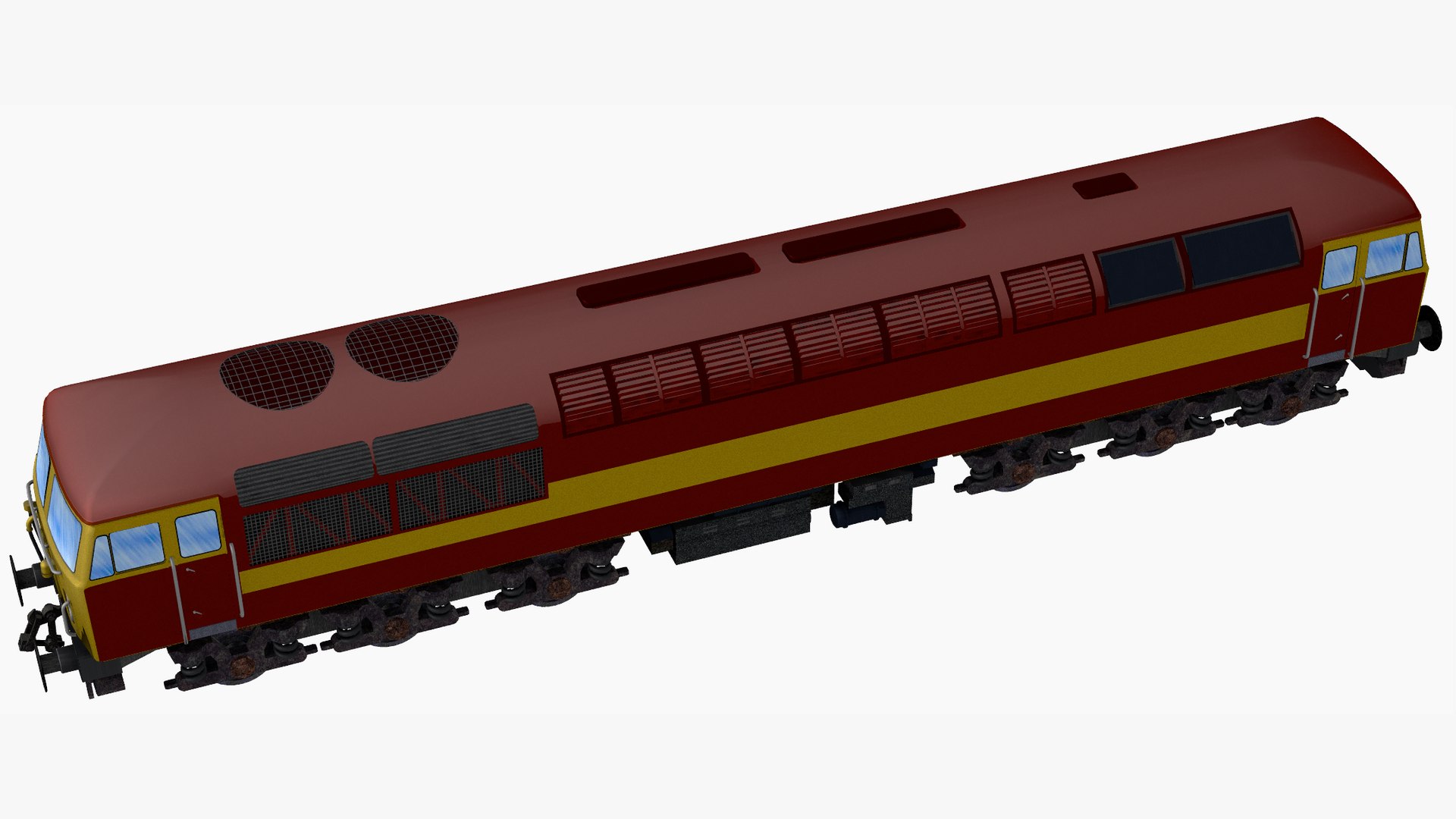 British Rail Class 56 Diesel Electric Locomotive Model - TurboSquid 1856224