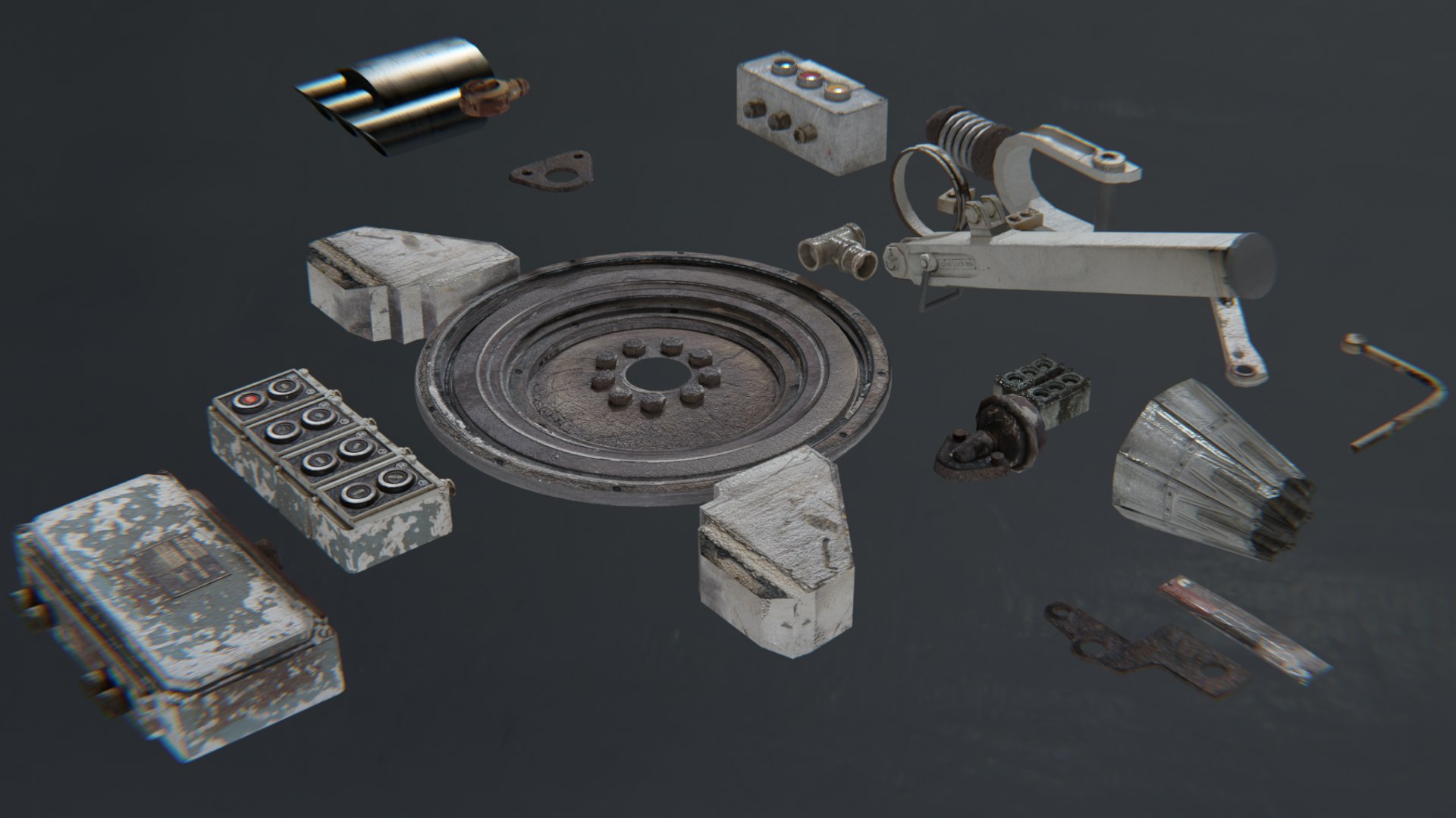 3D Greebles Pack - TurboSquid 1739130