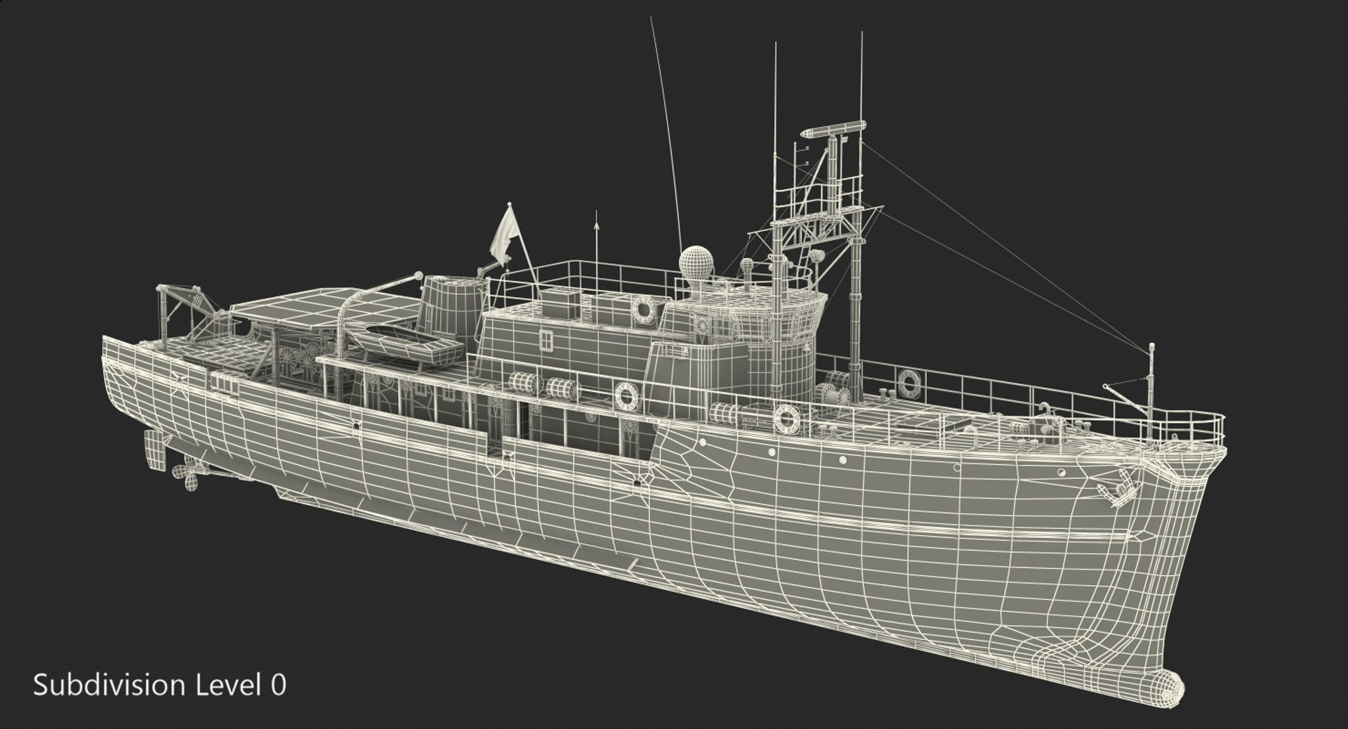 Research vessel calypso 3D model - TurboSquid 1287191