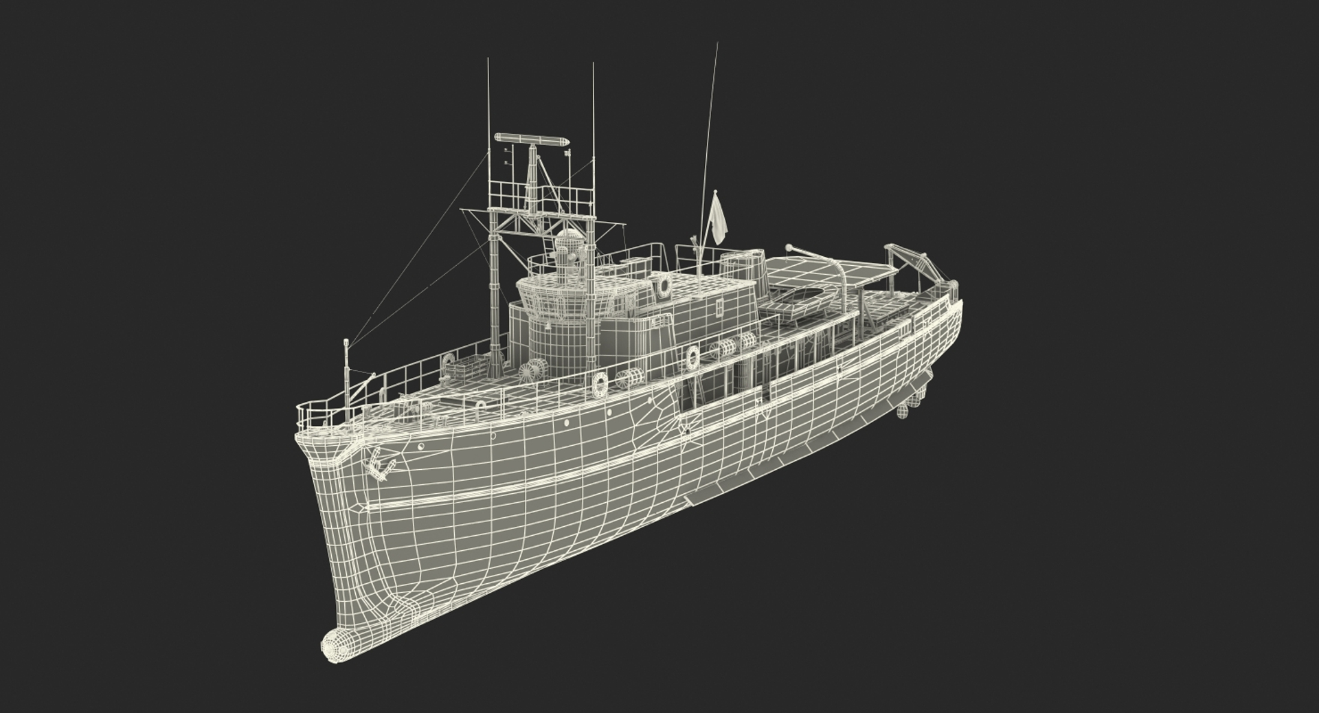 Research vessel calypso 3D model - TurboSquid 1287191