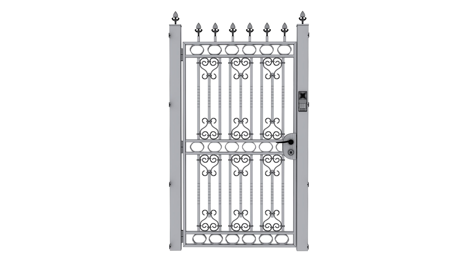 Iron Gate 3D Model - TurboSquid 2257368
