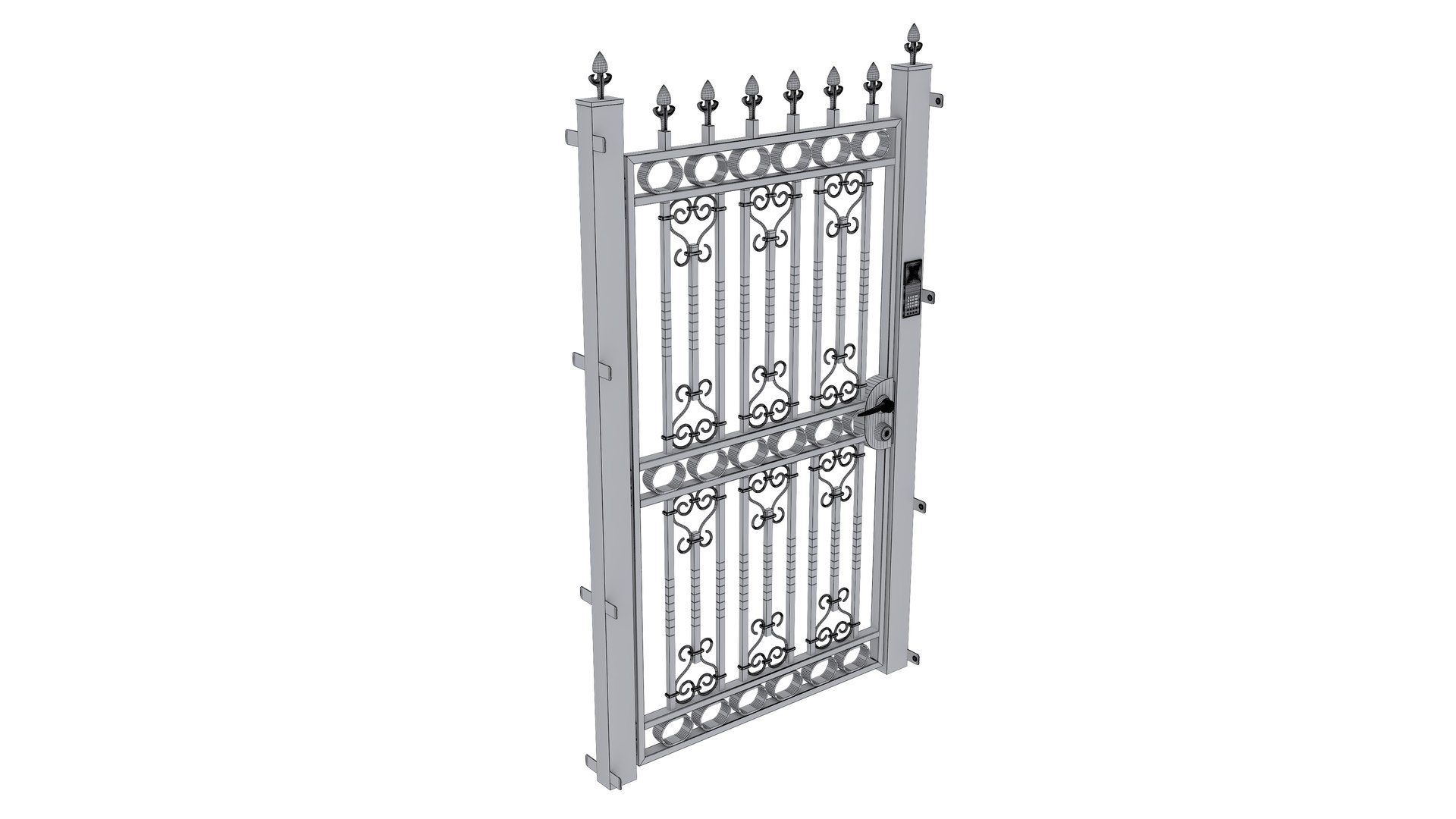 Iron Gate 3D Model - TurboSquid 2257368