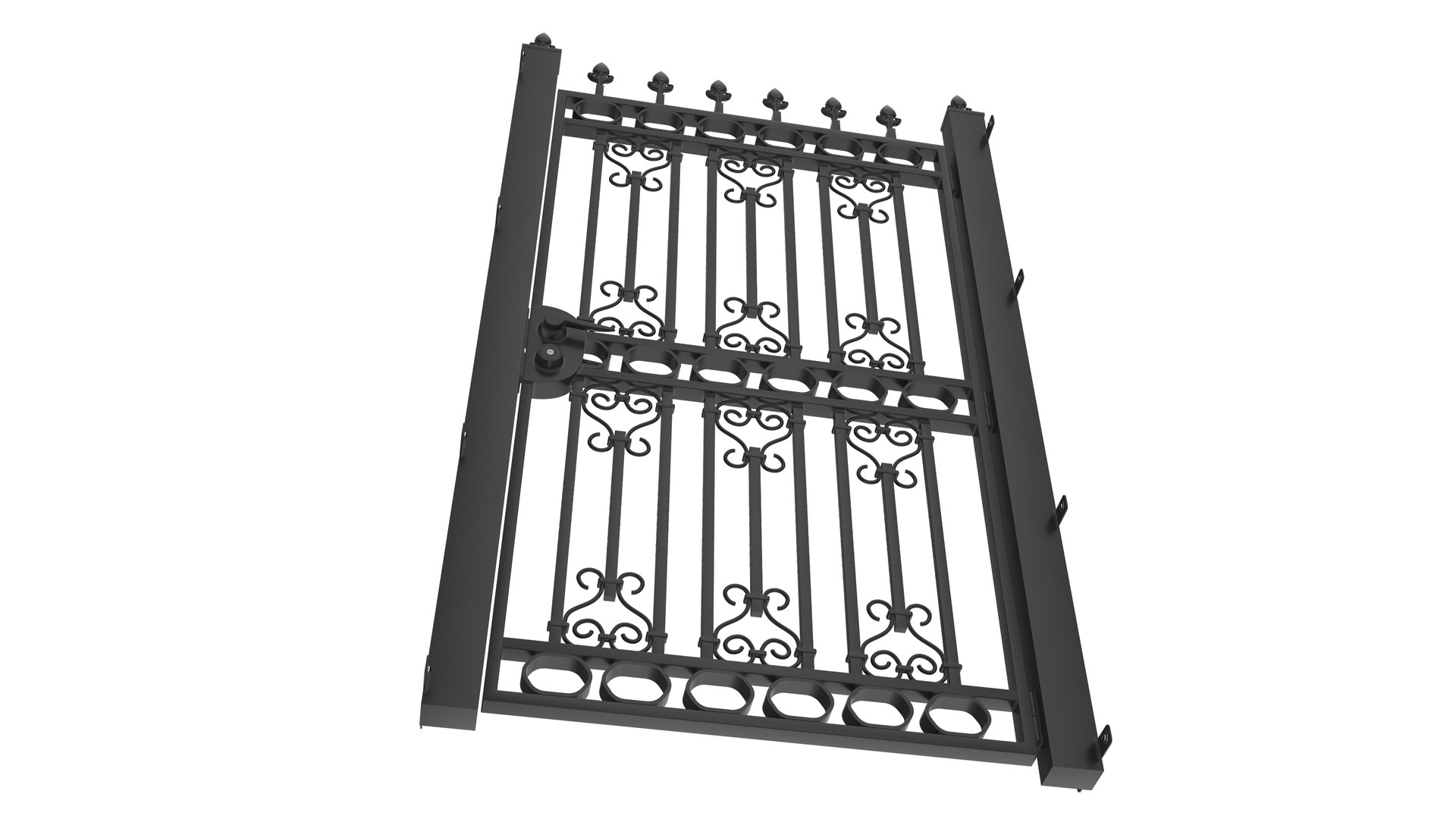 Iron Gate 3D Model - TurboSquid 2257368