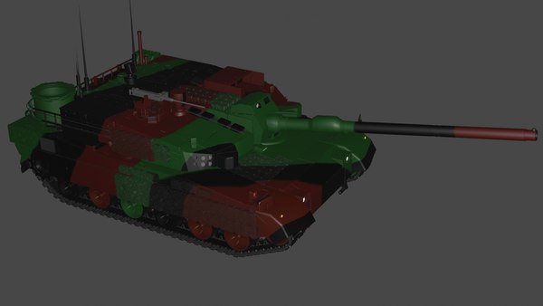 K2 블랙팬서 MBT 블렌더 3D 모델 - TurboSquid 2107577