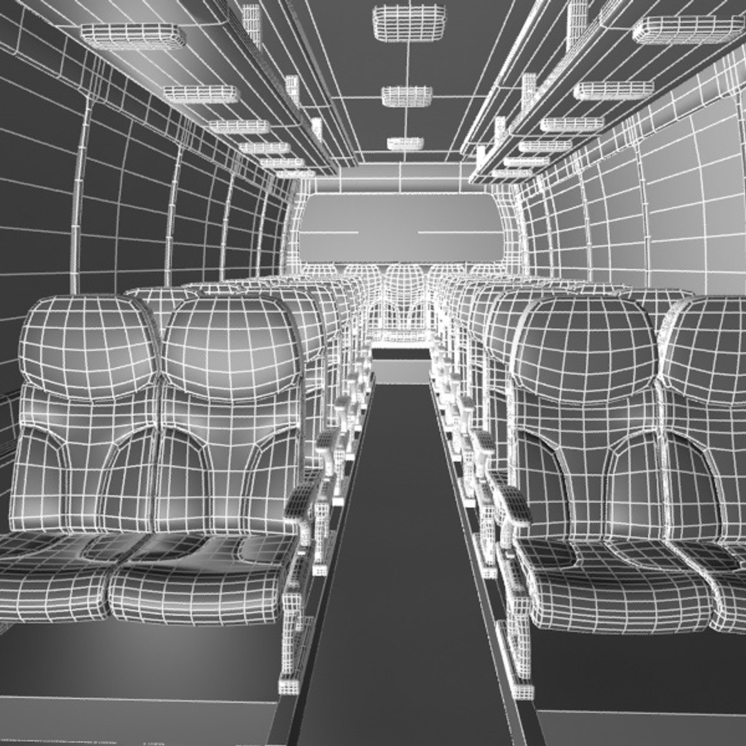 Cartoon Bus Interior 3d Max