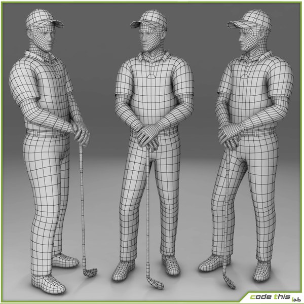 obj golf bag player cg