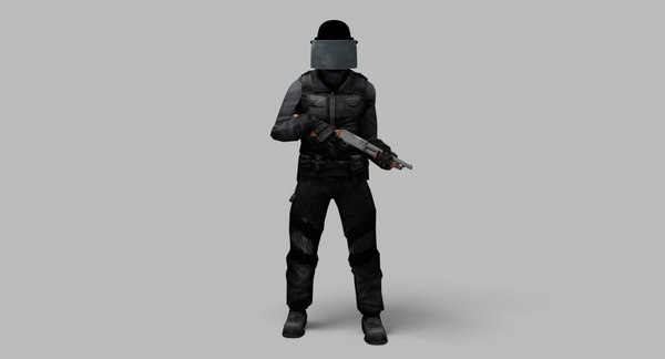 modelo 3d SWAT ShotgunMan - TurboSquid 1296359