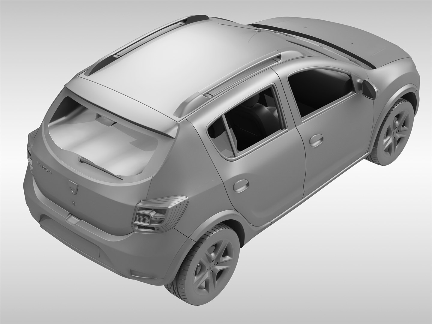 3d Dacia Car