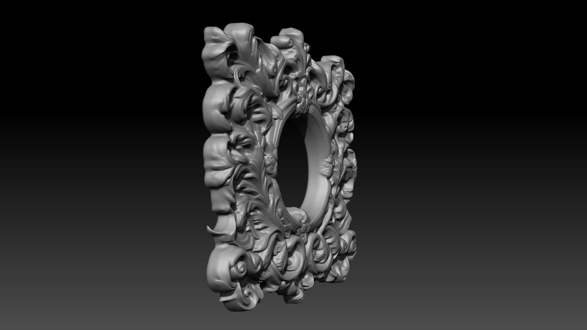 3D Bas Relief Frame 240506 02 3D Print Model - TurboSquid 2292114
