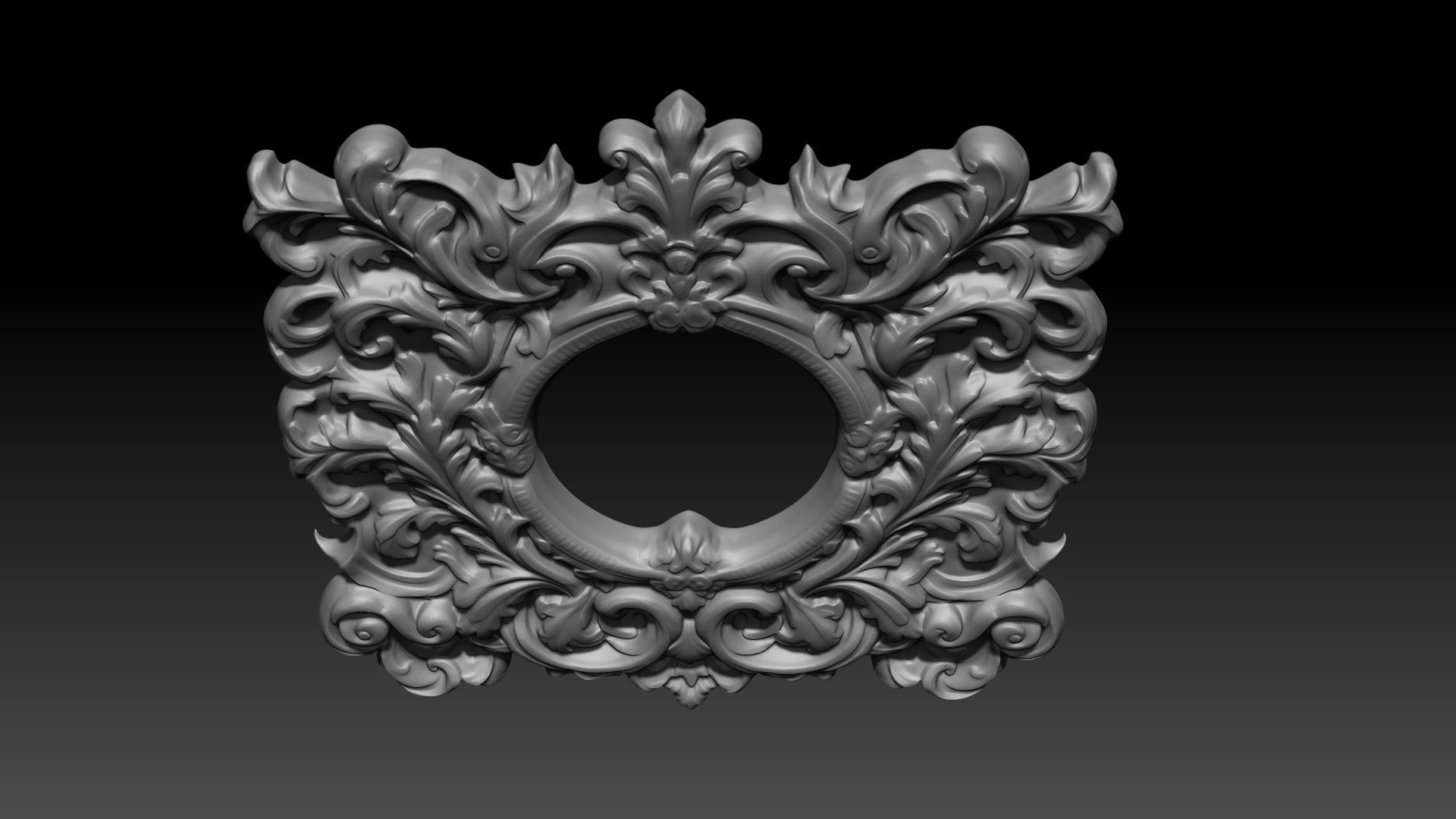3D Bas Relief Frame 240506 02 3D Print Model - TurboSquid 2292114