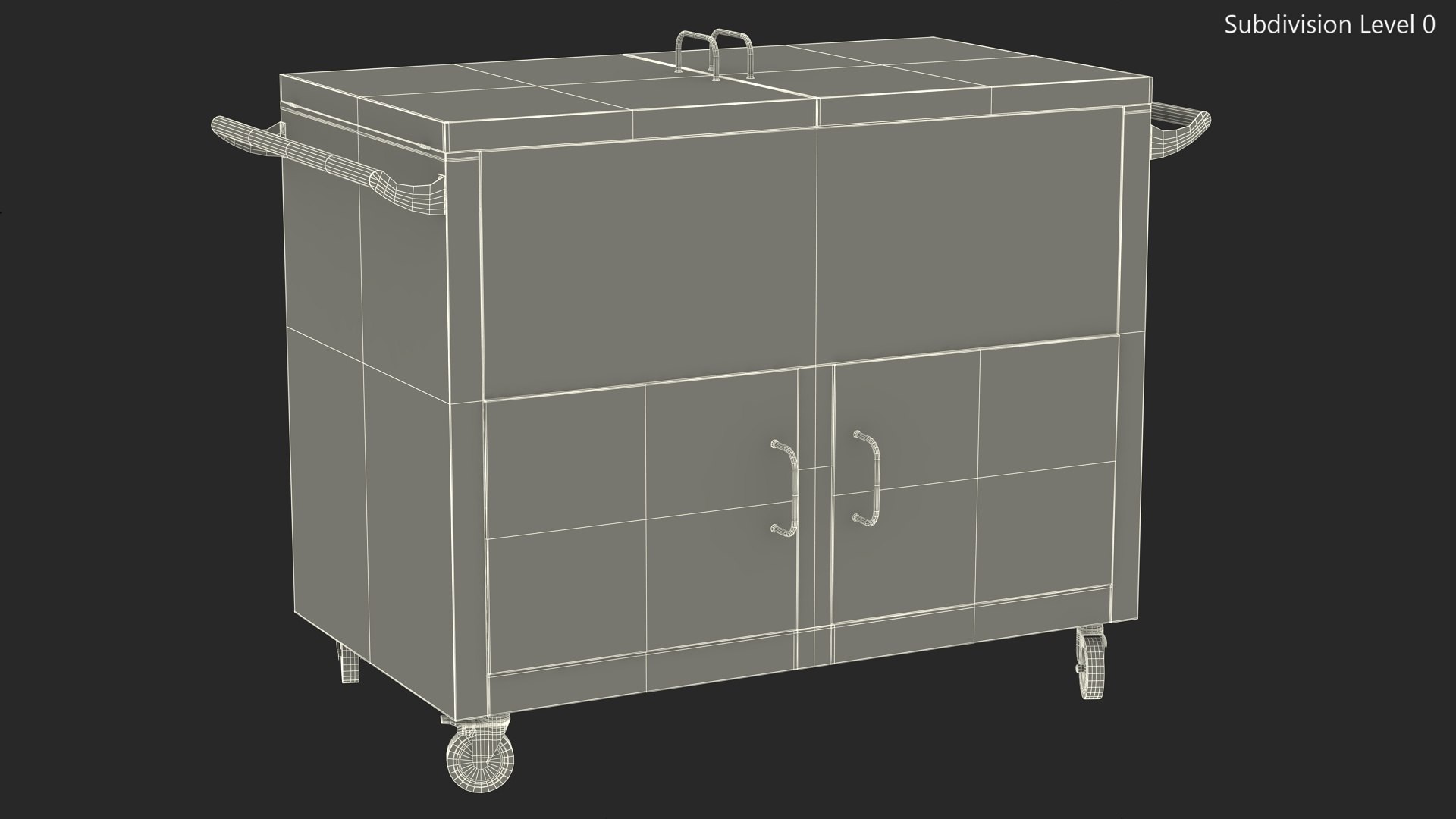 3D Mobile Rolling Box White - TurboSquid 2246377