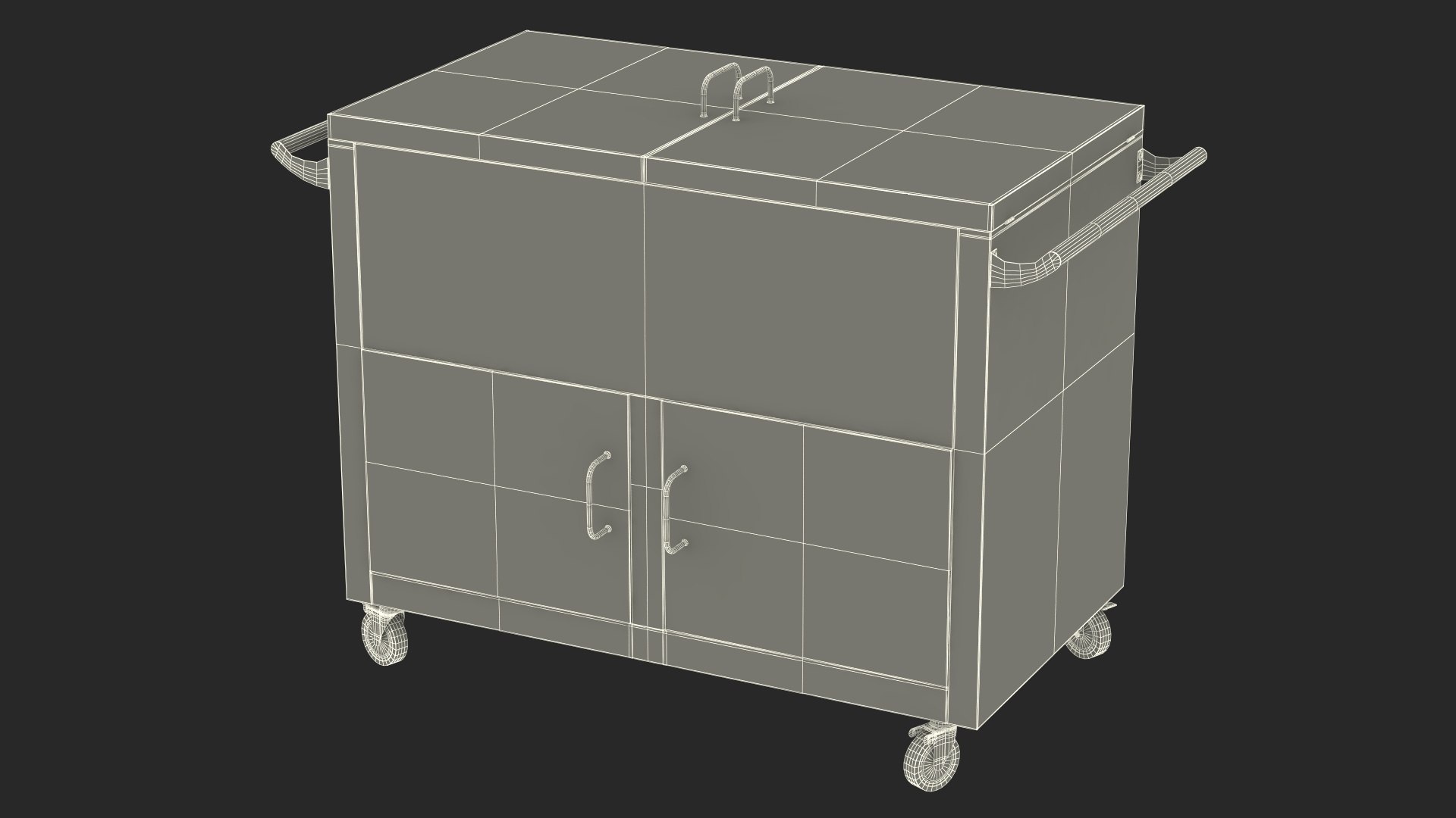 3D Mobile Rolling Box White - TurboSquid 2246377