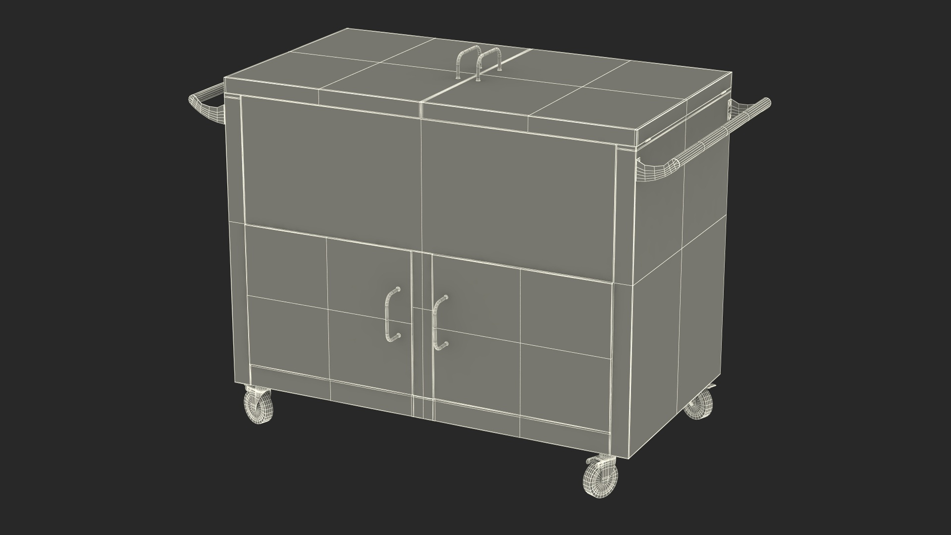 3D Mobile Rolling Box White - TurboSquid 2246377