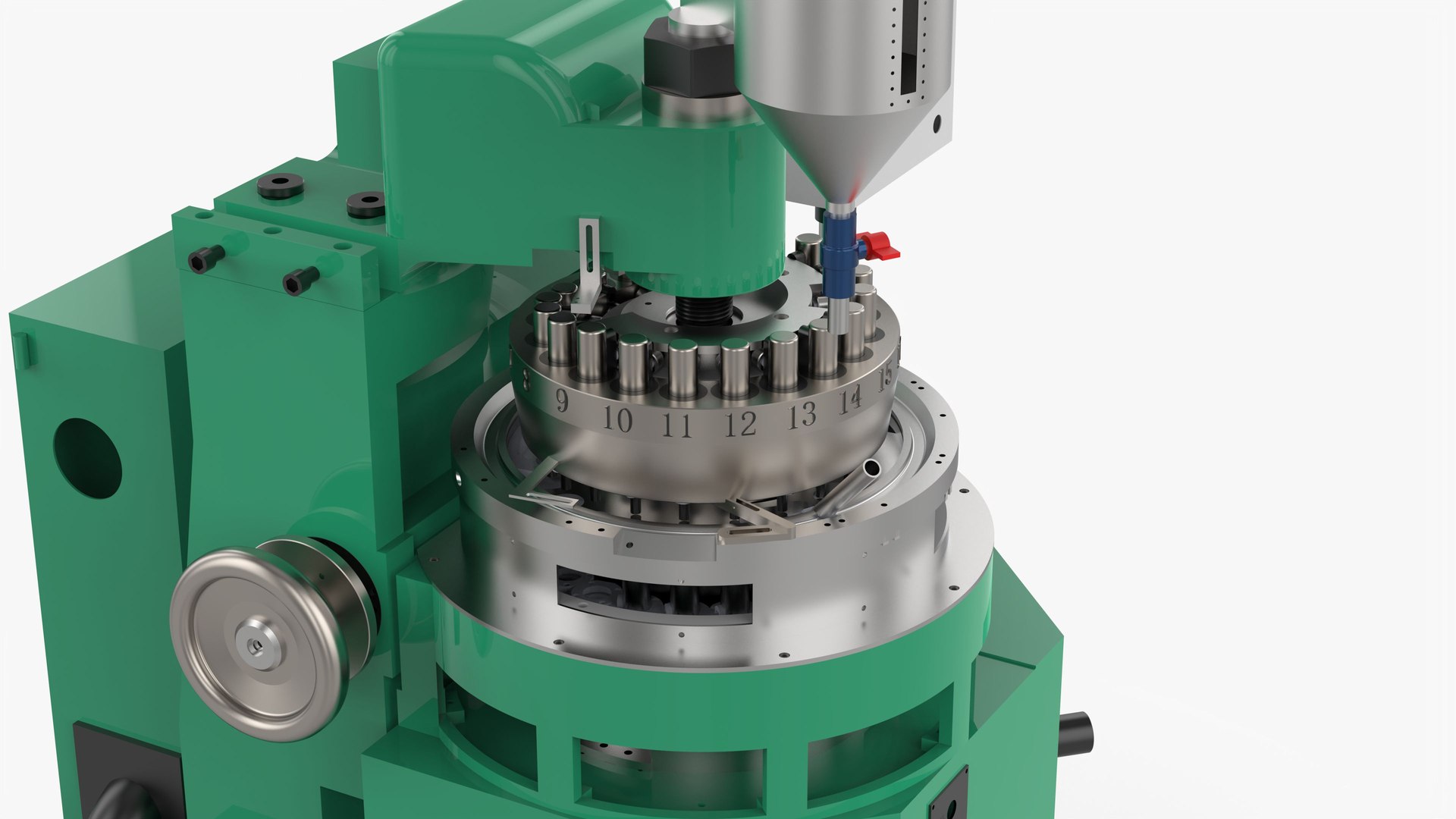 Magnetic Core Powder Molding Machine 3D Model - TurboSquid 2023410