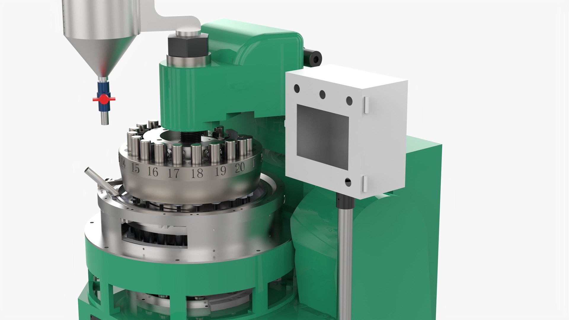 Magnetic Core Powder Molding Machine 3D Model - TurboSquid 2023410