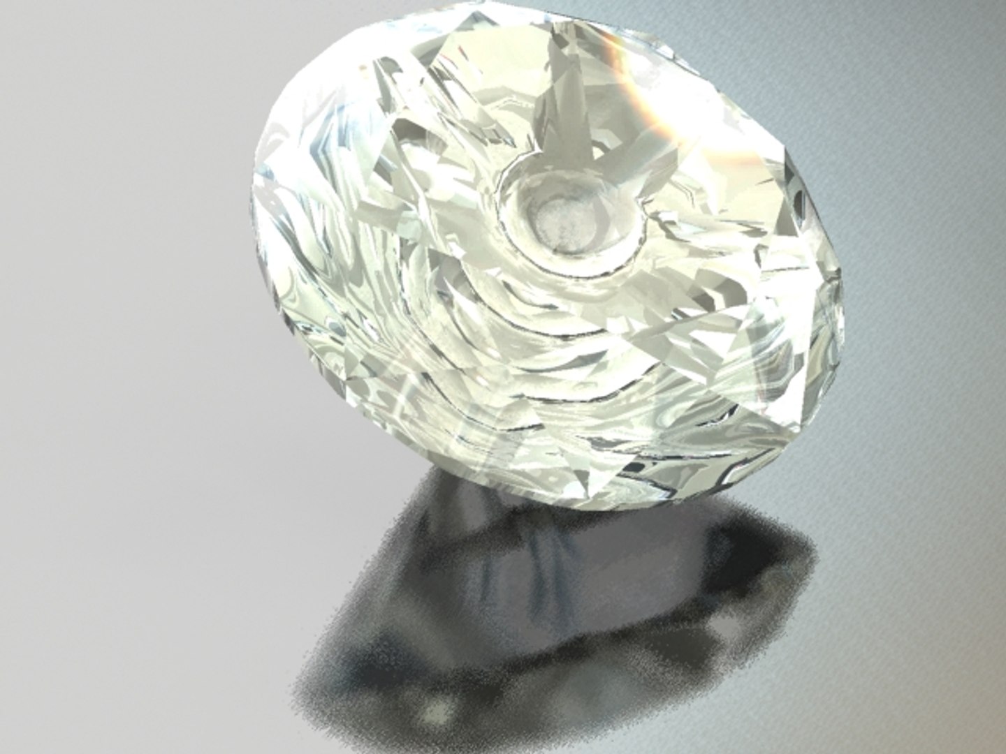 3d Diamond Brilliant Model