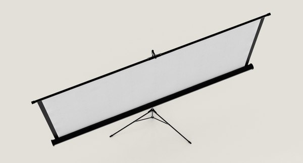 projector screen 3d model