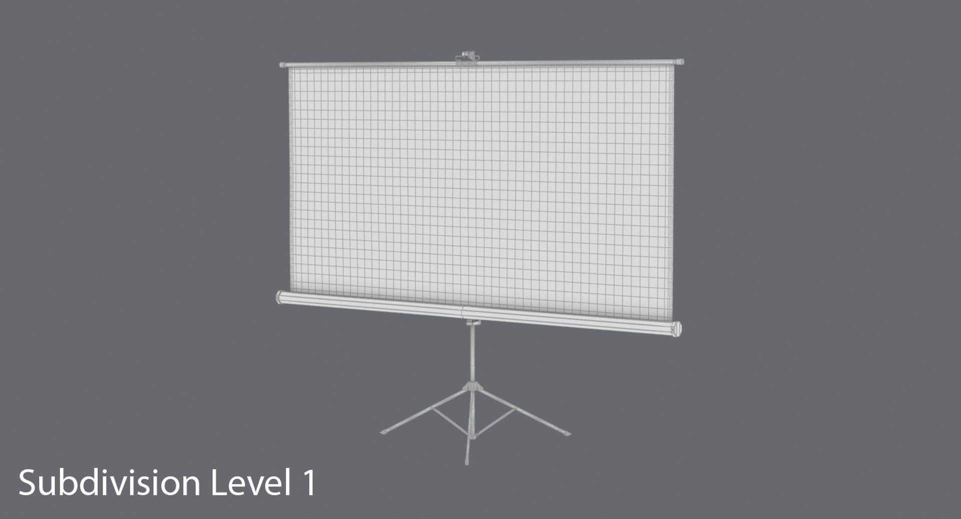 Projector Screen 3d Model