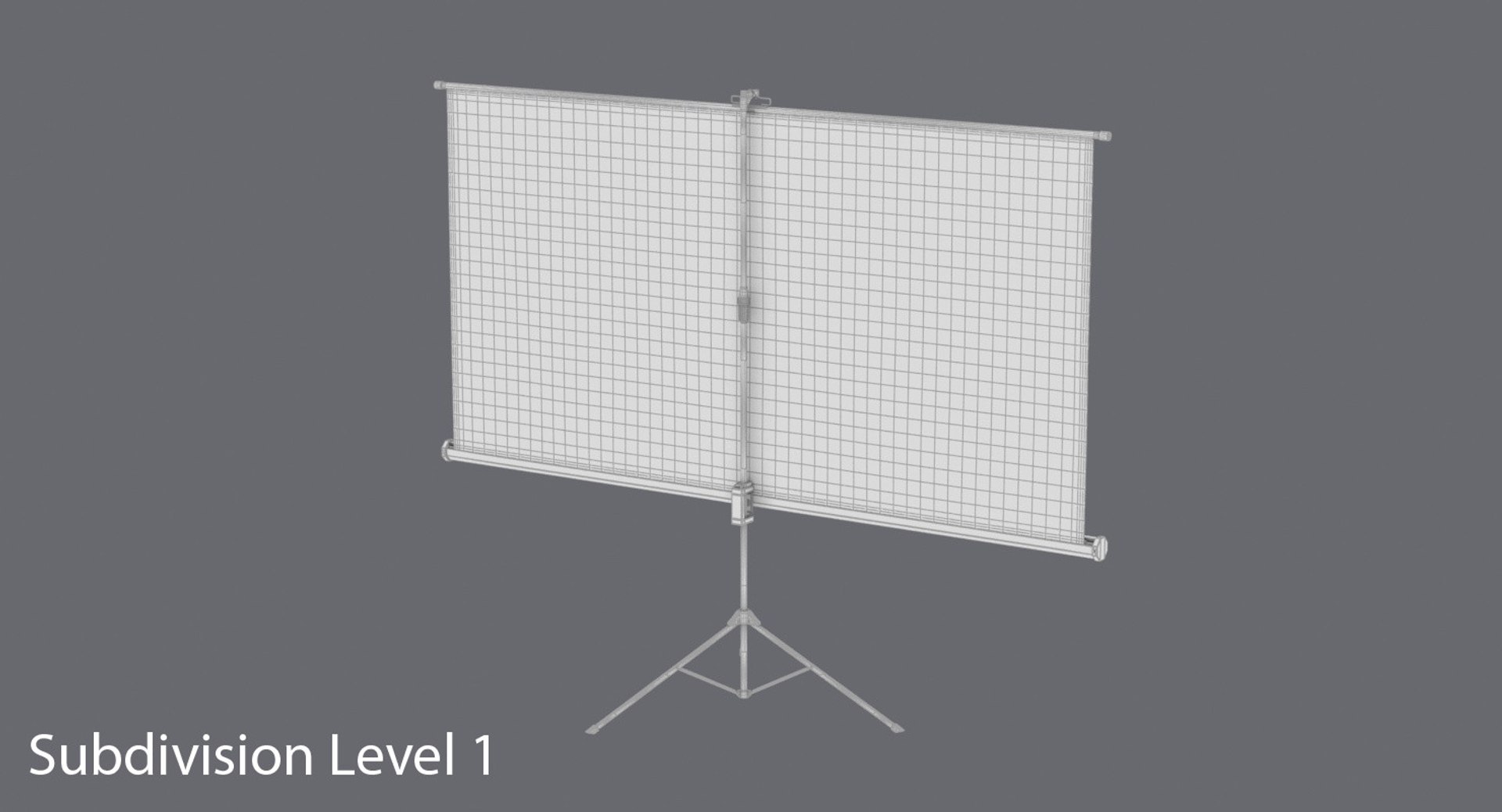 Projector Screen 3d Model