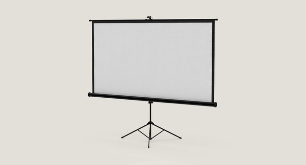 projector screen 3d model