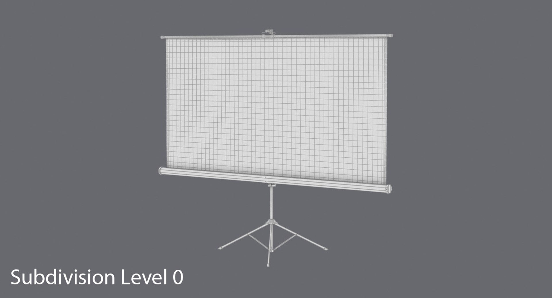 Projector Screen 3d Model