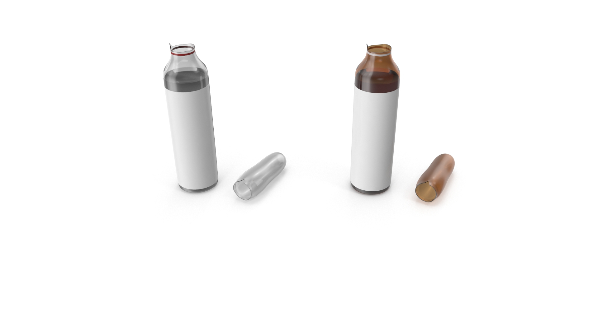 3D Broken Injection Ampoules Vial Model - TurboSquid 1594136