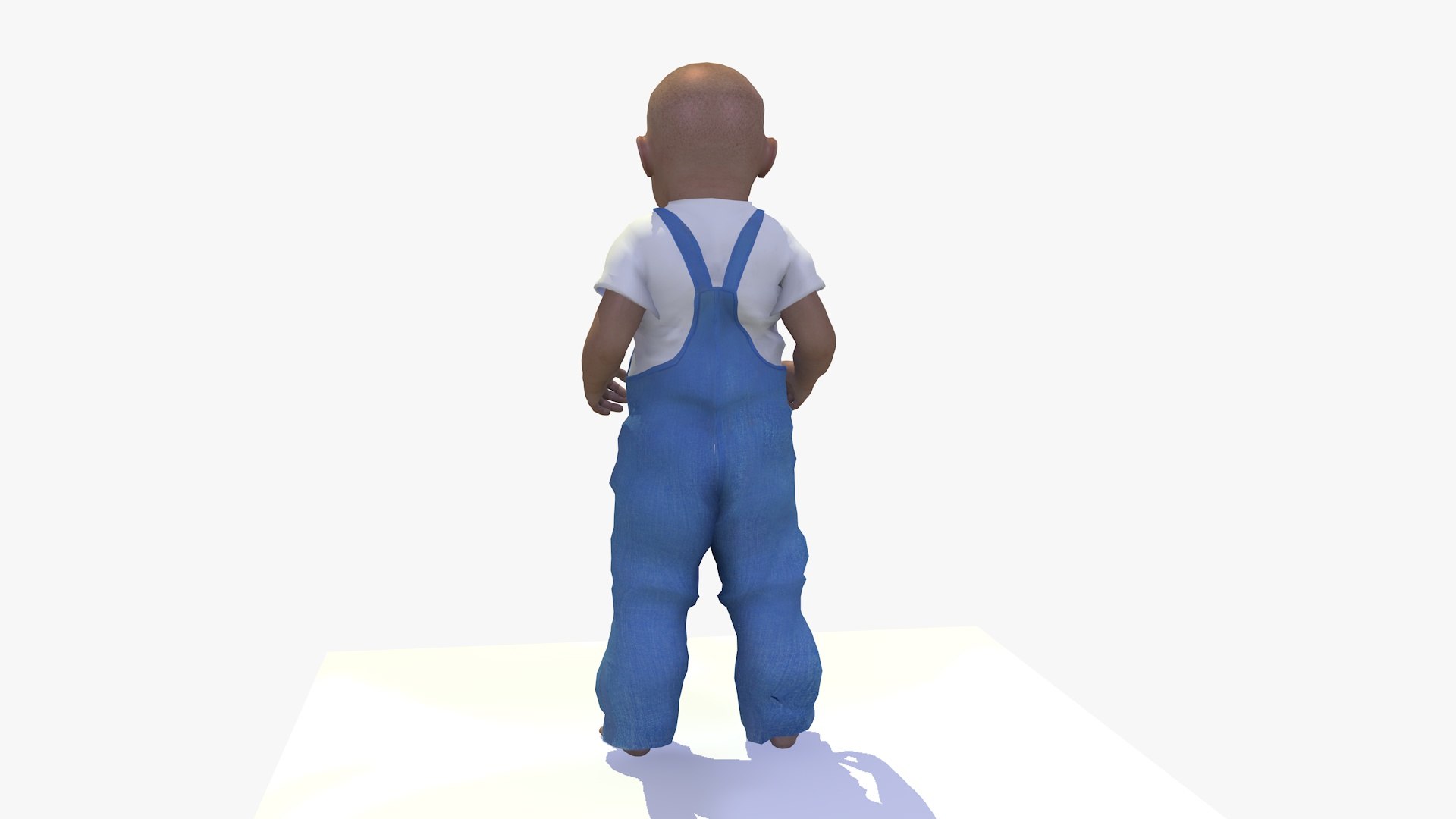 3D EURO BABY STANDING STATIC 3D MODEL Model - TurboSquid 1883296