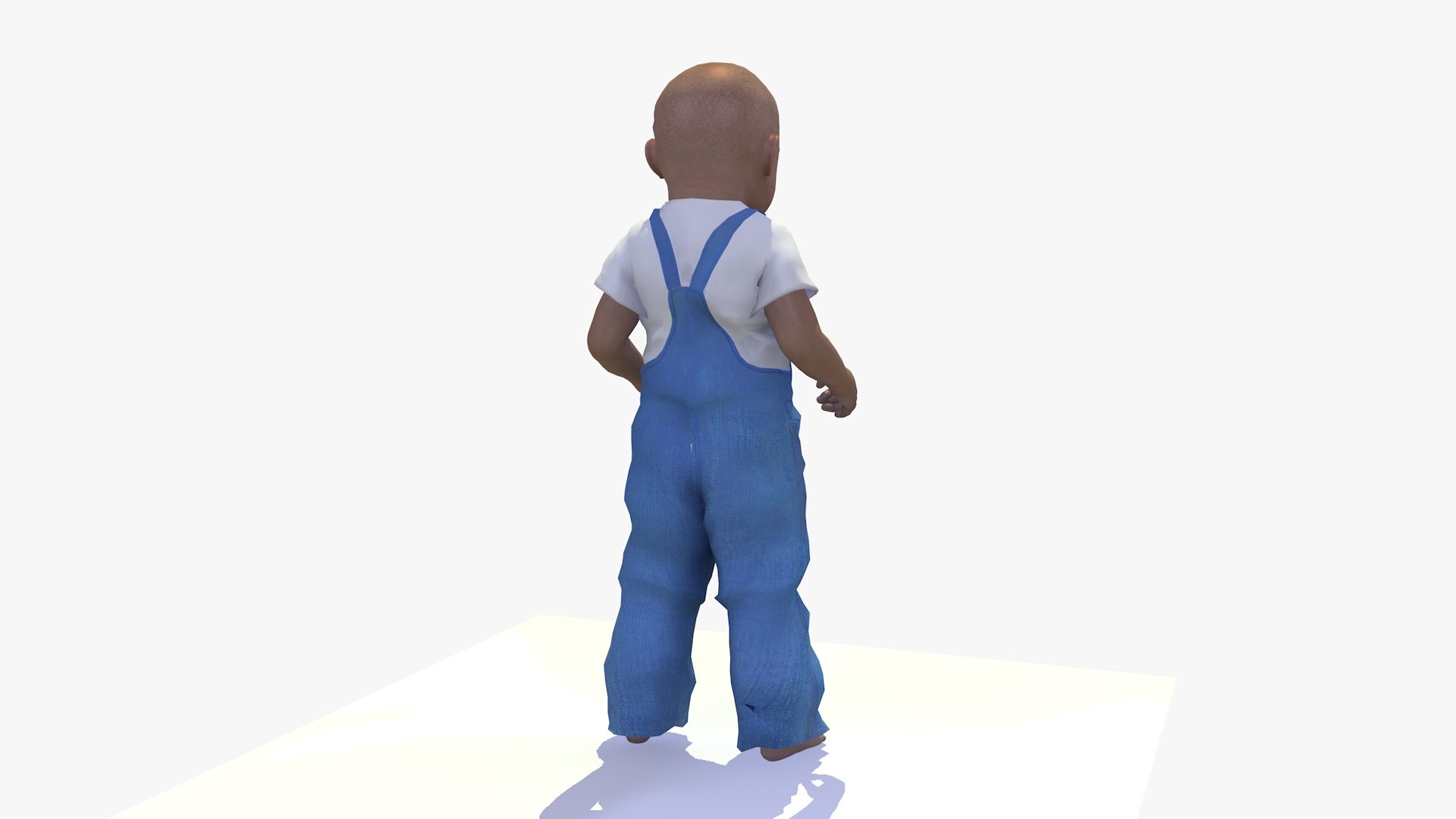 3D EURO BABY STANDING STATIC 3D MODEL Model - TurboSquid 1883296