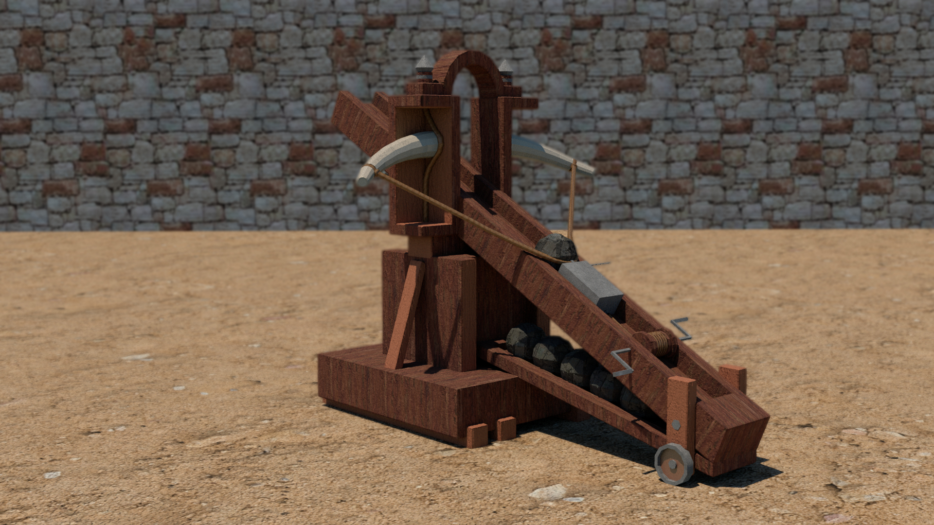 Medieval Springald 3D - TurboSquid 1734226